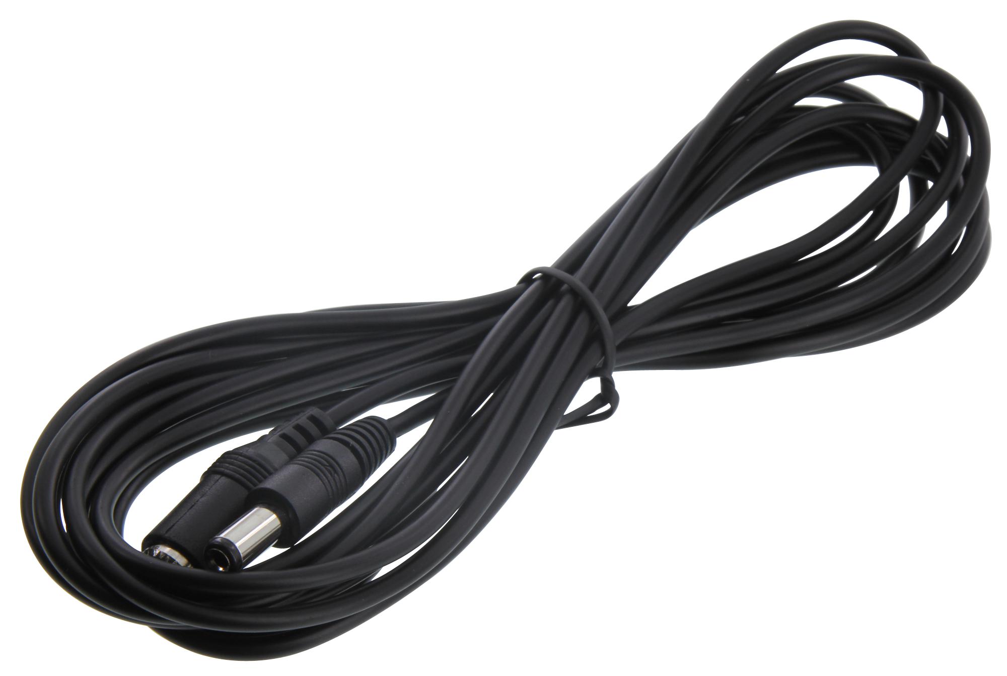 JR8306 -3M - Multicomp - Barrel Power Cord, 2.1mm Barrel Plug, 2.1mm ...