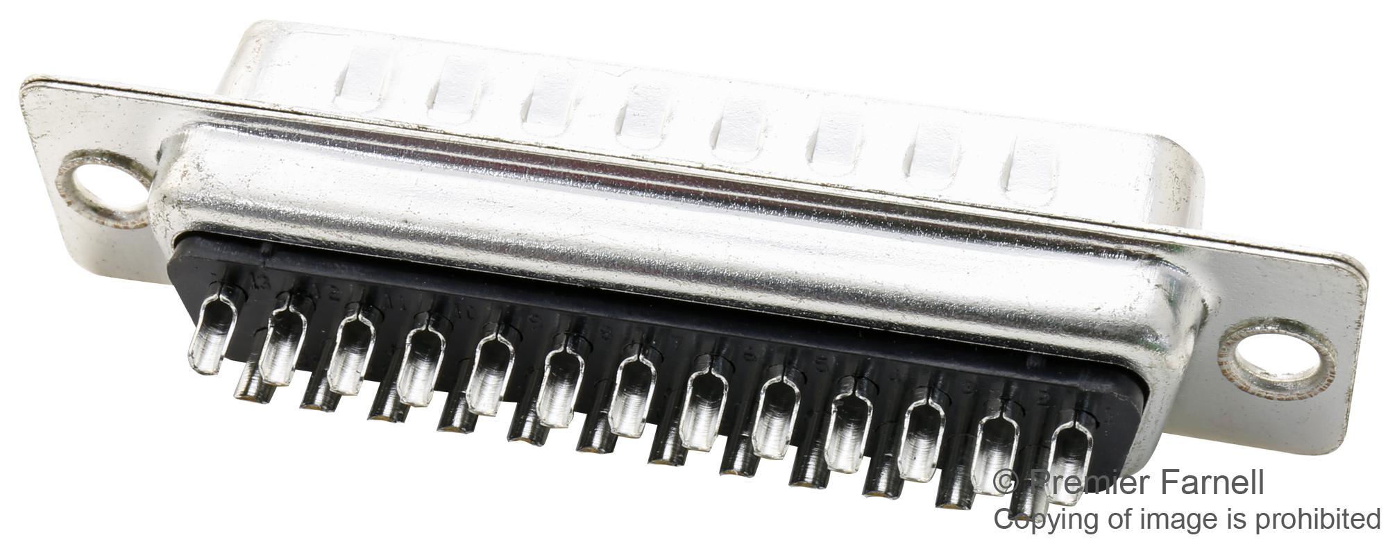 DB25-PD - Multicomp - D Sub Connector Housing, 25 Positions, D Sub