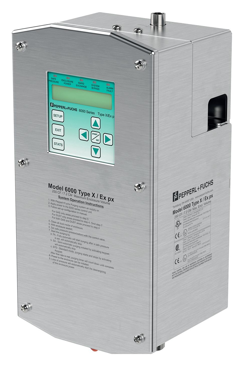 6000-DV-S2-UN-WH-AC - Pepperl+fuchs Pa - Purge and Pressure Control ...