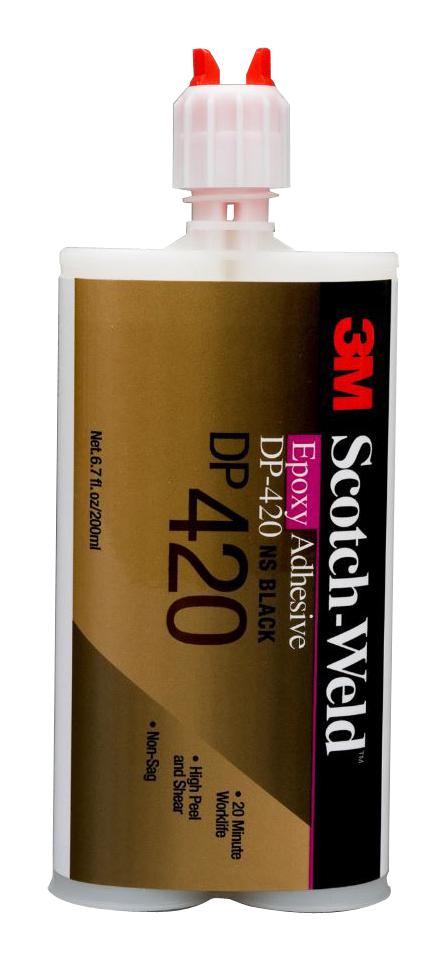 DP420NS 37ML - 3m - Adhesive, Epoxy - 2 Part, Black
