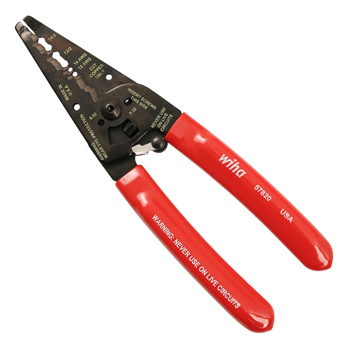 57820 - Wiha - Wire Stripper, 12-2 / 14-2 NM-B - 12-14 AWG Solid and 6 ...