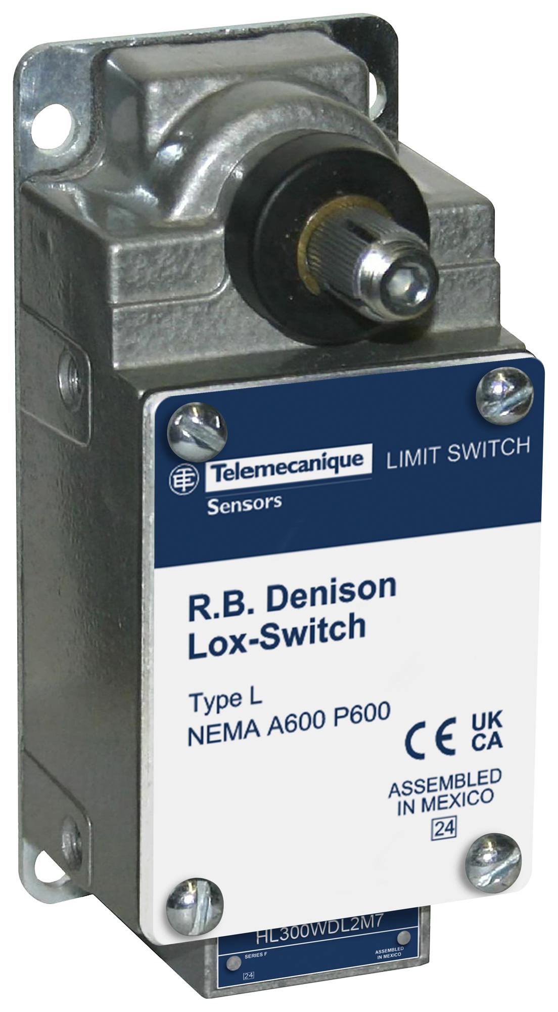 L100WS2GF3 - Telemecanique Sensors - Limit Switch, IP67, Rotary