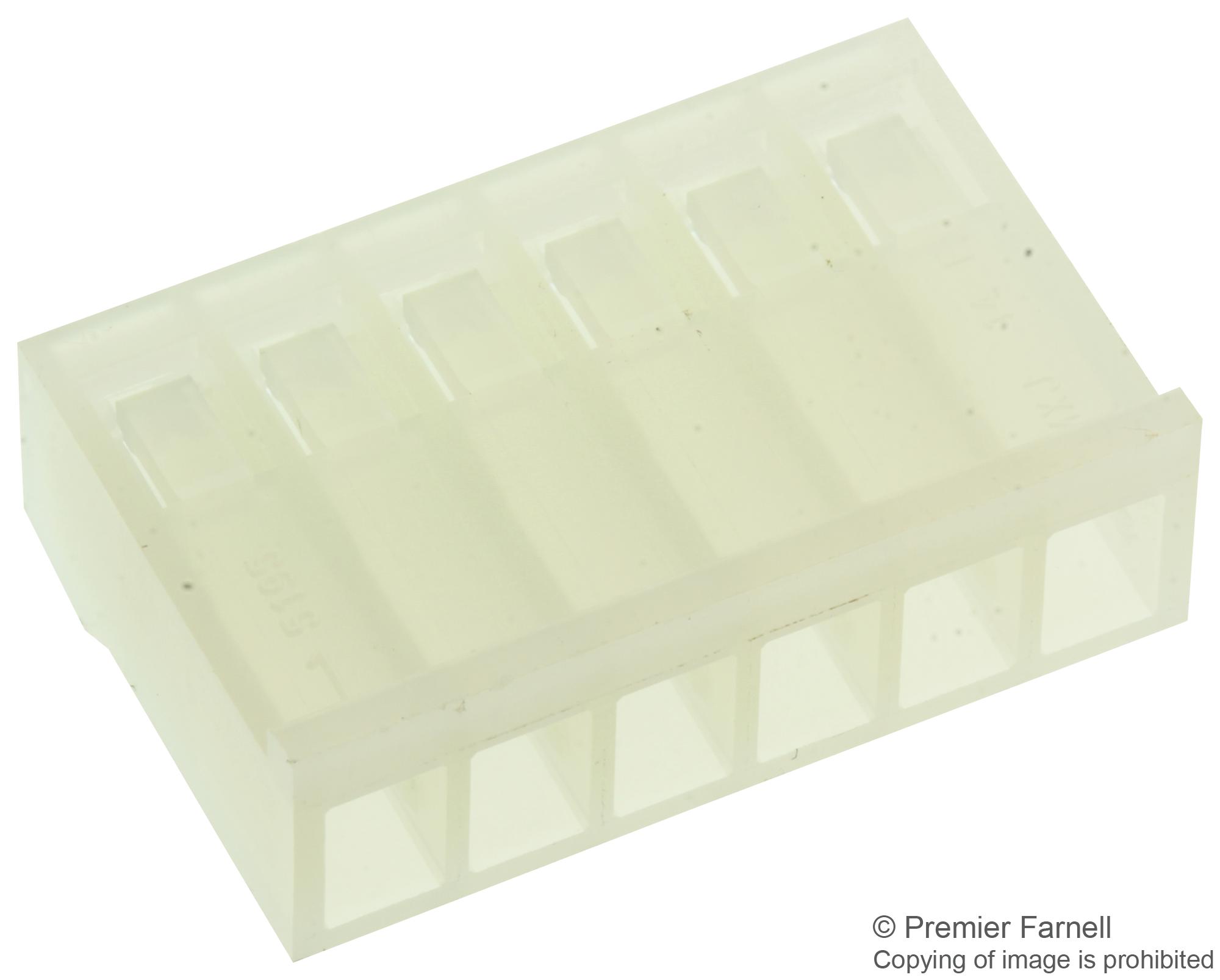 09-50-1061 - Molex - Connector Housing, With Ramps, SPOX 5195