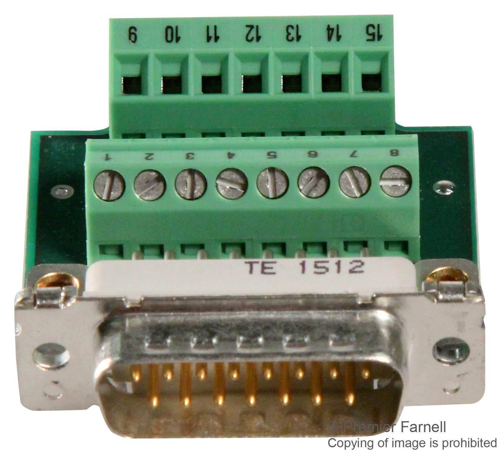 SUBCON 15/M-SH - Phoenix Contact - D Sub Connector, Subcon, 15 Contacts
