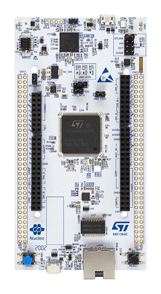 NUCLEO-H743ZI2 - Stmicroelectronics - Development Board, STM32H743ZIT6U ...