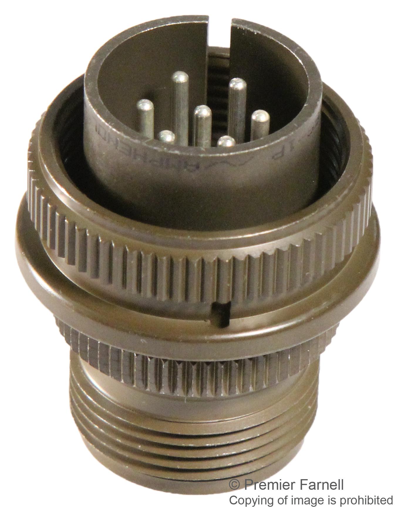 MS3106A16S-1P - Amphenol Industrial - Circular Connector, MIL-DTL-5015 ...