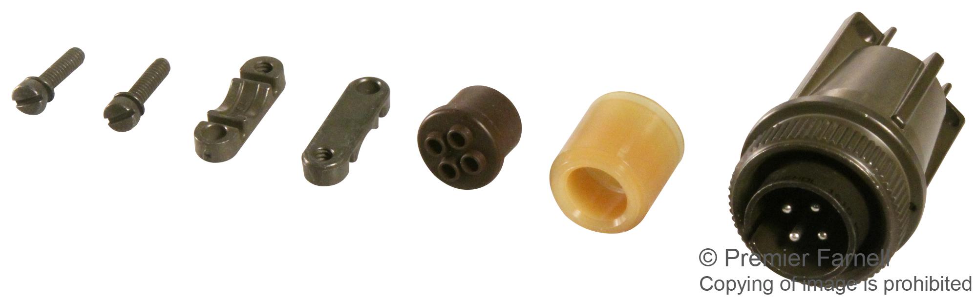 MS3106E14S-2P - Amphenol Industrial - Circular Connector, MIL-DTL-5015 ...