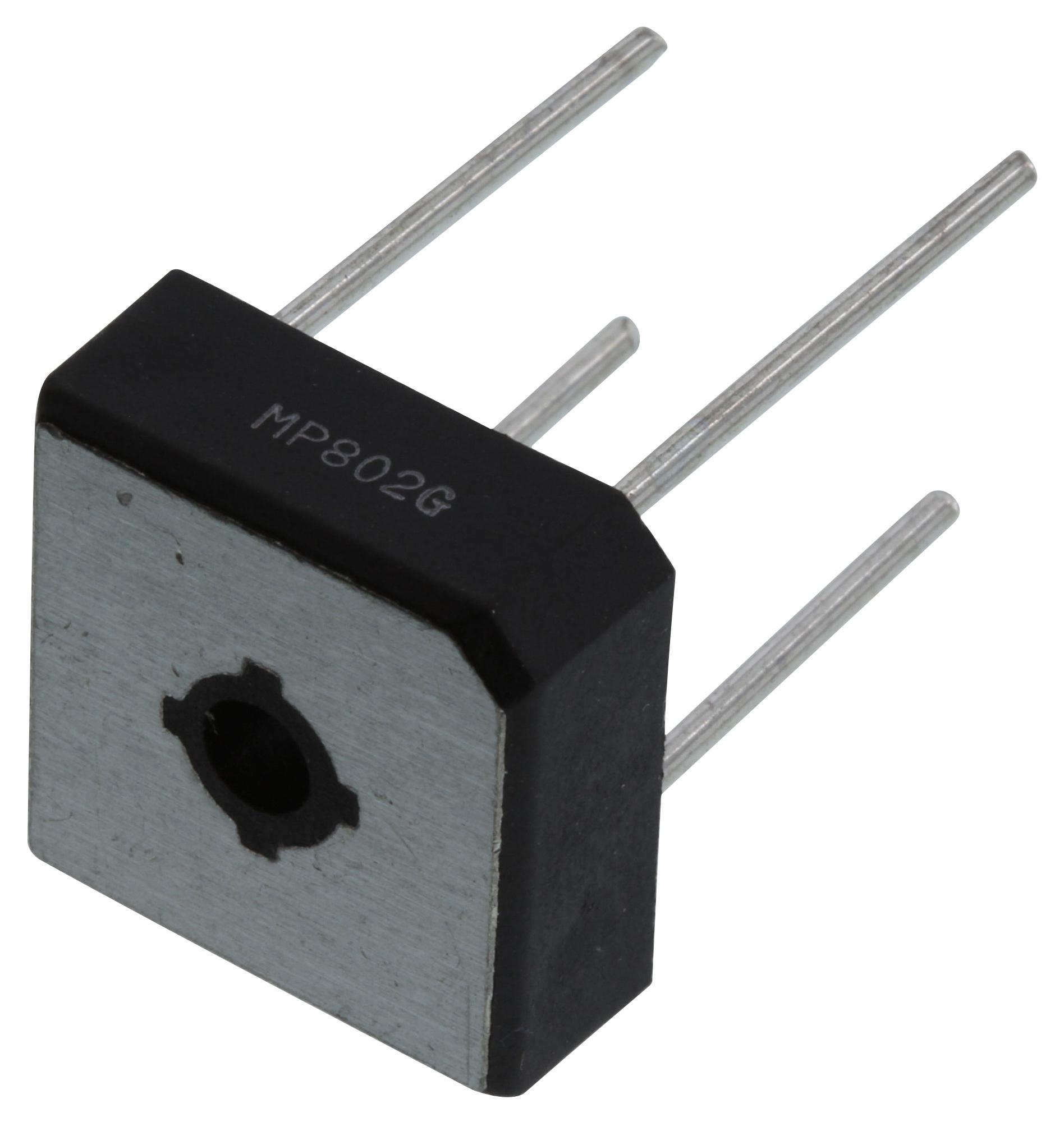 MP802G - Multicomp Pro - Bridge Rectifier, Single Phase, 200 V