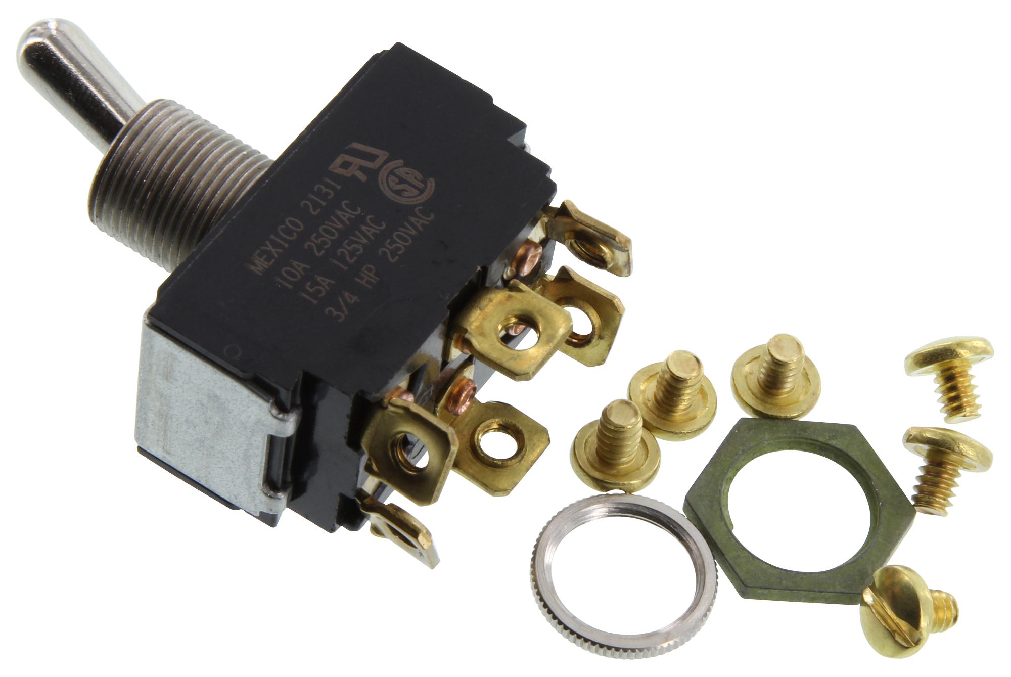7564K6 - Eaton - Toggle Switch, On-On, DPDT