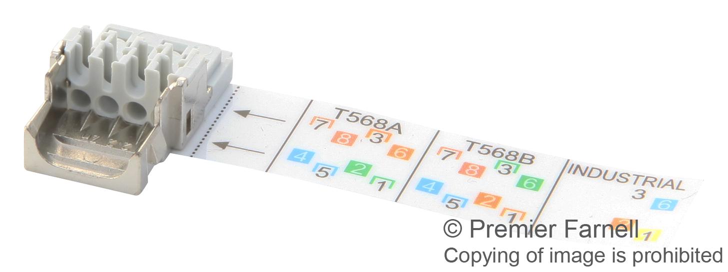 1963160000 - Weidmuller - Modular Connector, RJ45 Plug, 1 x 1 (Port)