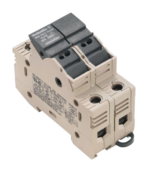 1966090000 - Weidmuller - Fused Terminal Block, 4 Positions, 18 AWG