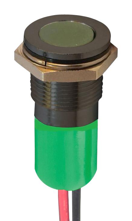 Q8F7BXXG02E - Apem - LED Panel Mount Indicator, Green, 2 VDC