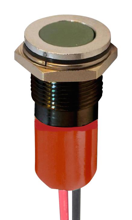 Q8F7BXXR02E - Apem - LED Panel Mount Indicator, Red, 2 VDC