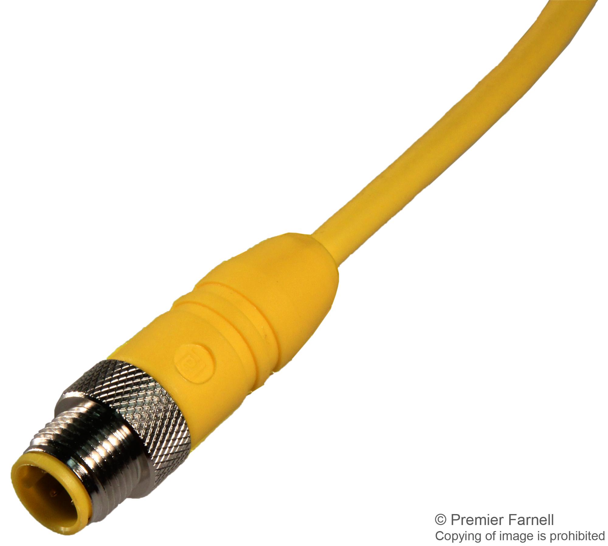 RST 4-RKT 4-633/5M - Lumberg Automation - Sensor Cable, M12 Plug, M12 ...