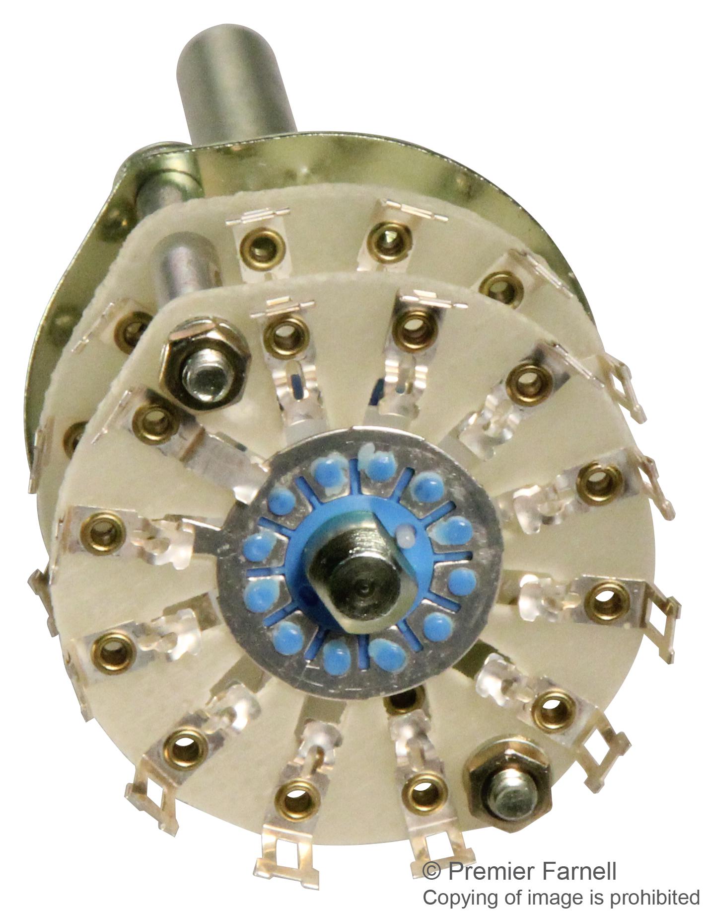 D4G0211N - Electroswitch - Rotary Switch, 11 Position, 2 Pole