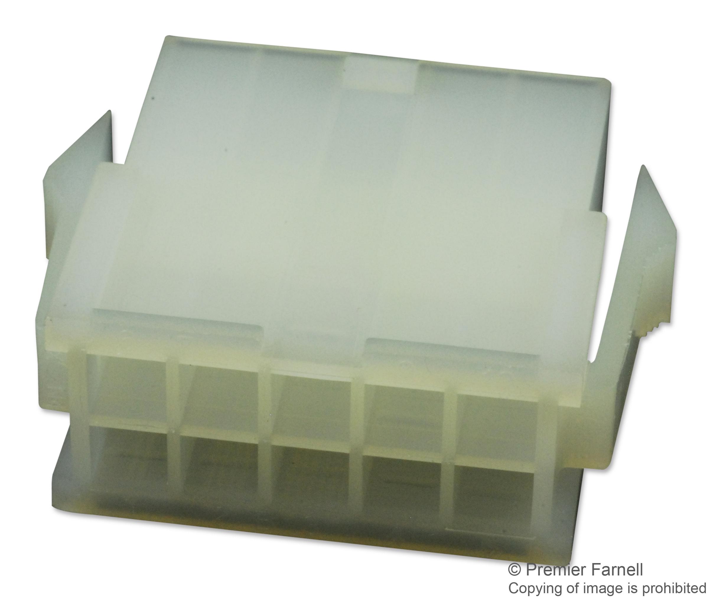 39-01-2101 - Molex - Connector Housing, Mounting Ears, UL 94V-2