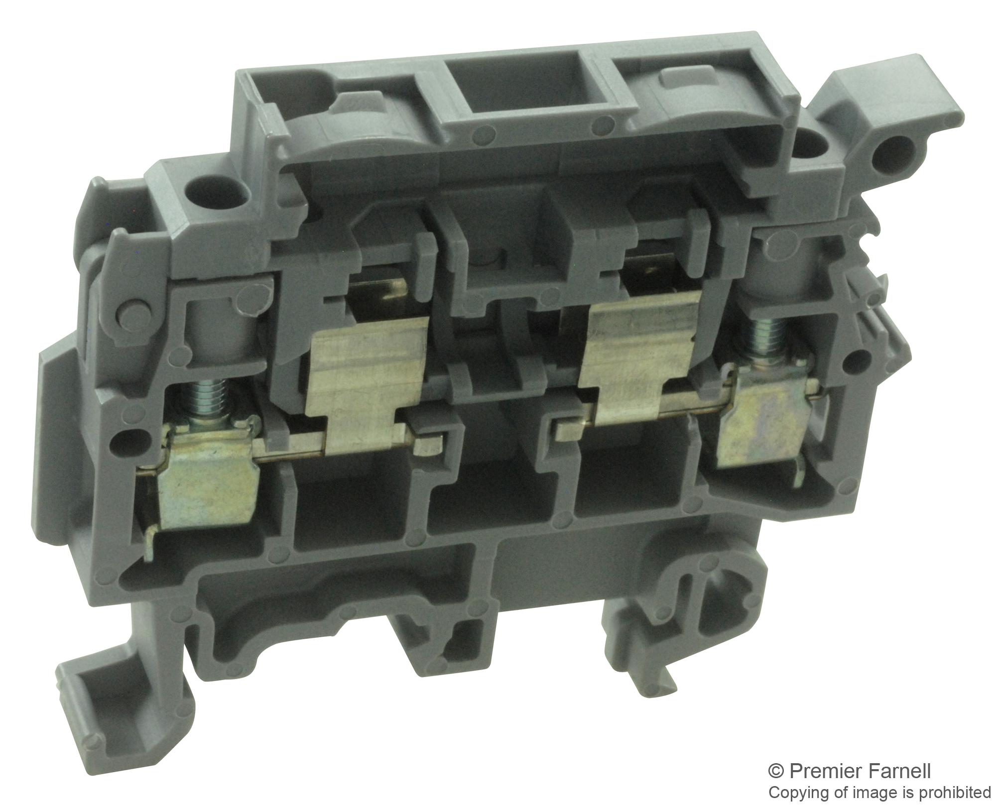 011565725 - Entrelec - Te Connectivity - Fused Terminal Block, 2 ...