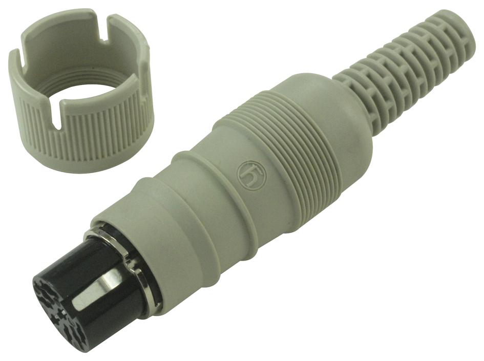 MAK 8100 S - Hirschmann - DIN Audio / Video Connector, 262° Type, 8 ...
