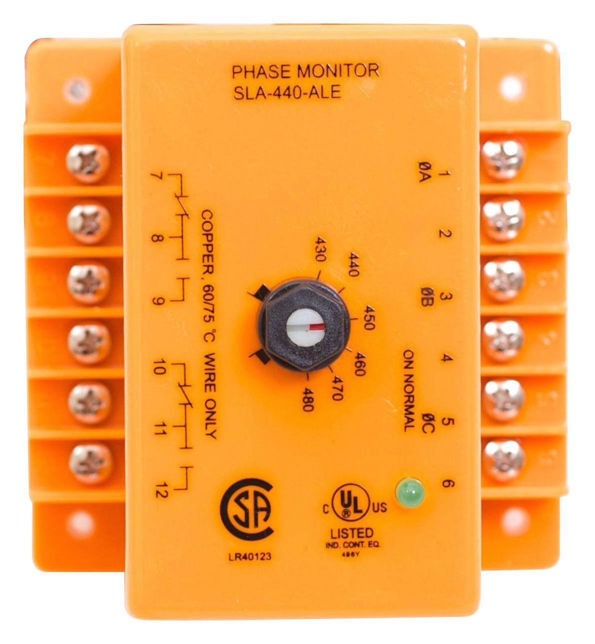 SLA-440-ALE - Atc - Phase Monitoring Relay, SLA Series, DPDT