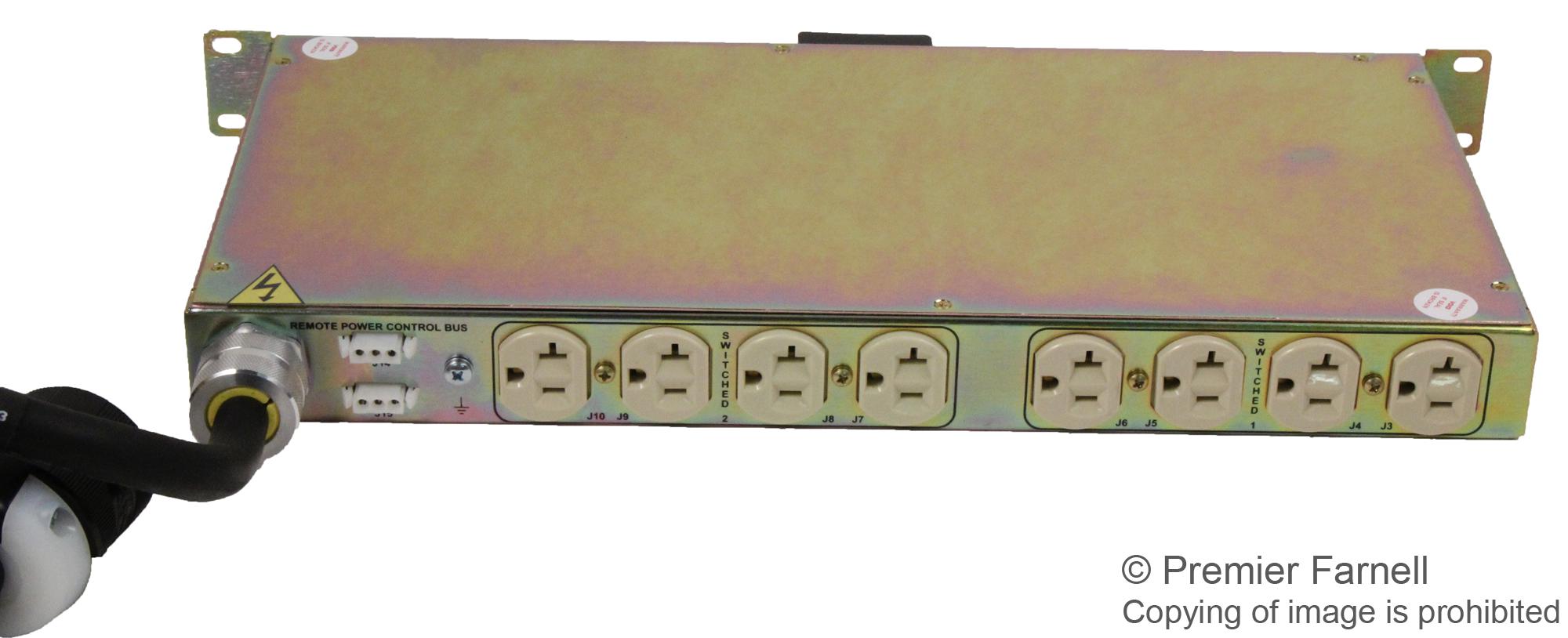 TPC115-10D/LT - Eaton Powerware - Power Distribution, Rack Mount, 10 ...