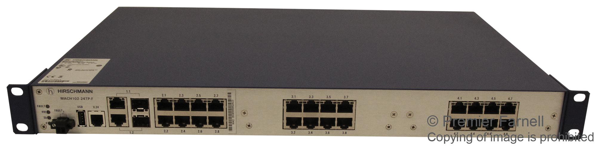 MACH102-24TP-F - Hirschmann Networking Switches - Switch, 26 Ports ...