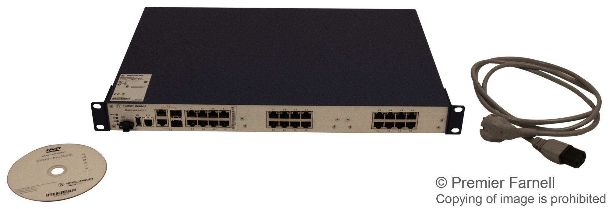 MACH102-24TP-F - Hirschmann Networking Switches - Switch, 26 Ports ...