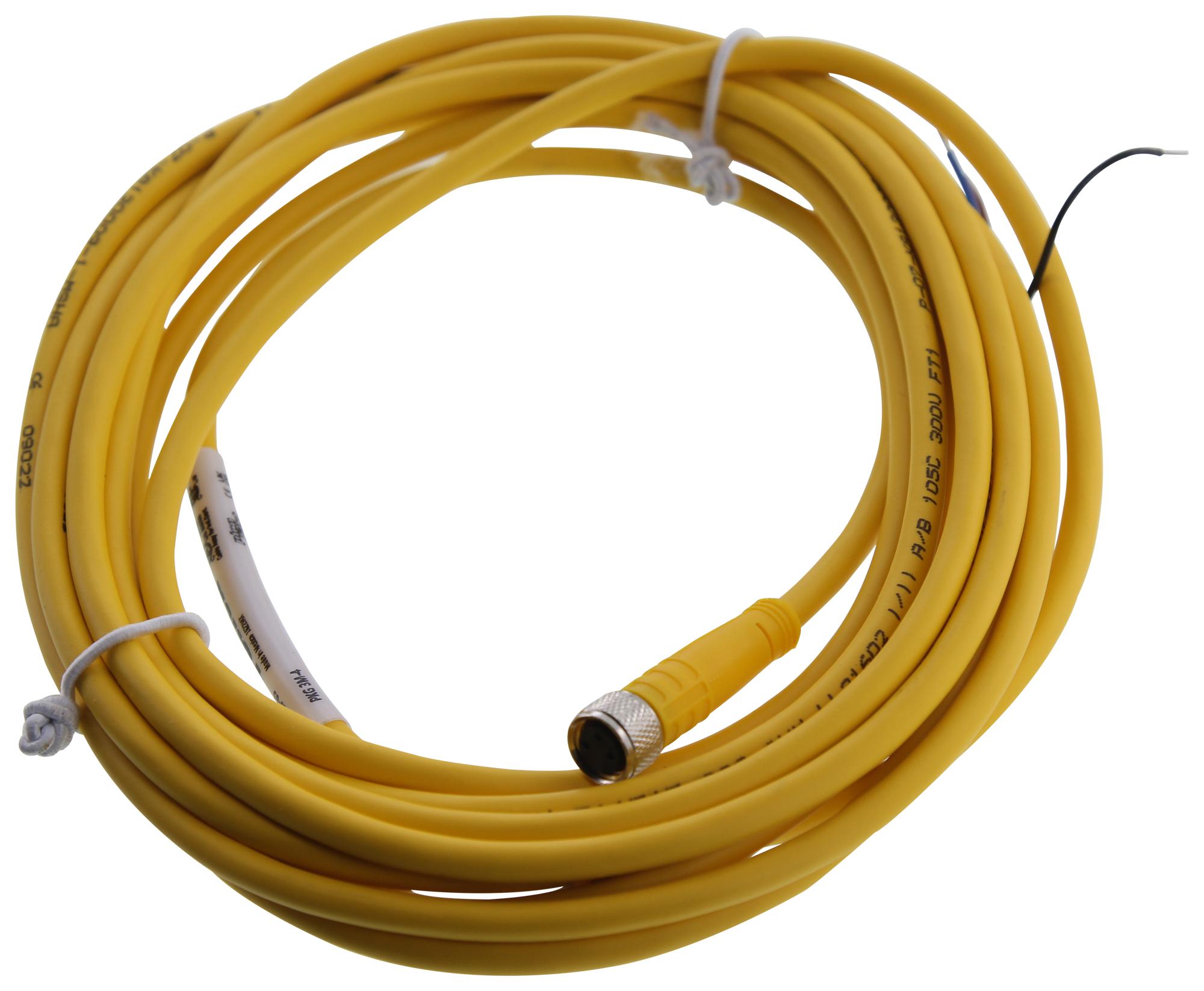 PKG 3M-4 - Turck - Sensor Cable, M8 Receptacle, Free End