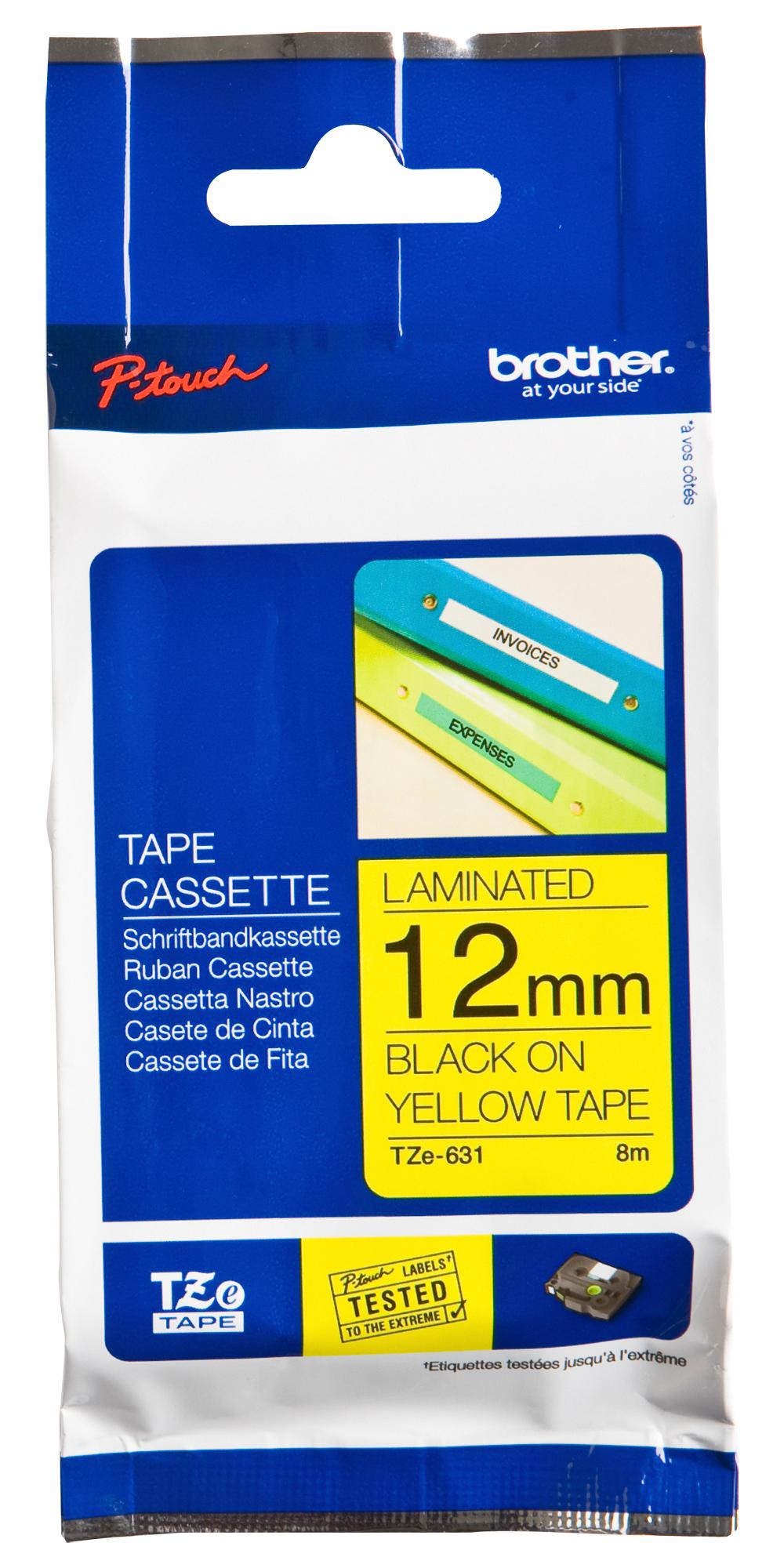 TZE-631 - Brother - Label Printer Tape, TZe, Adhesive-Laminated