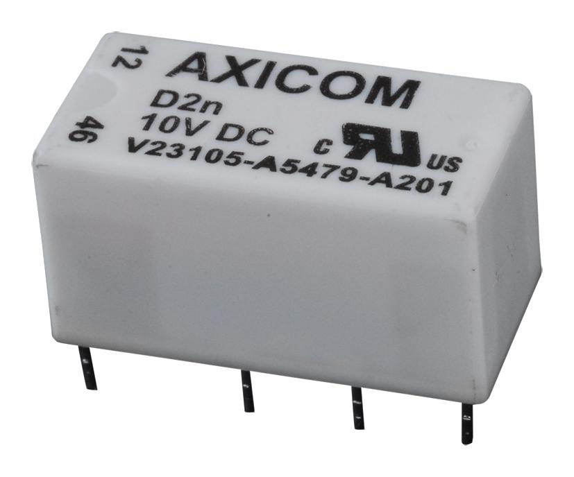 V23105A5479A201 - Axicom - Te Connectivity - Signal Relay, 10 VDC, DPDT