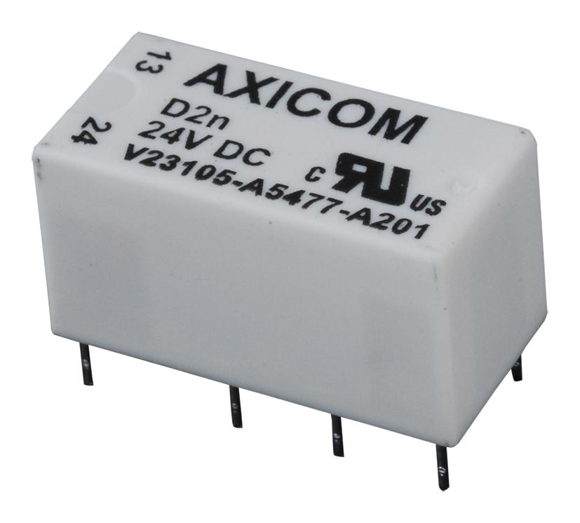 V23105A5477A201 - Axicom - Te Connectivity - Signal Relay, 24 VDC, DPDT