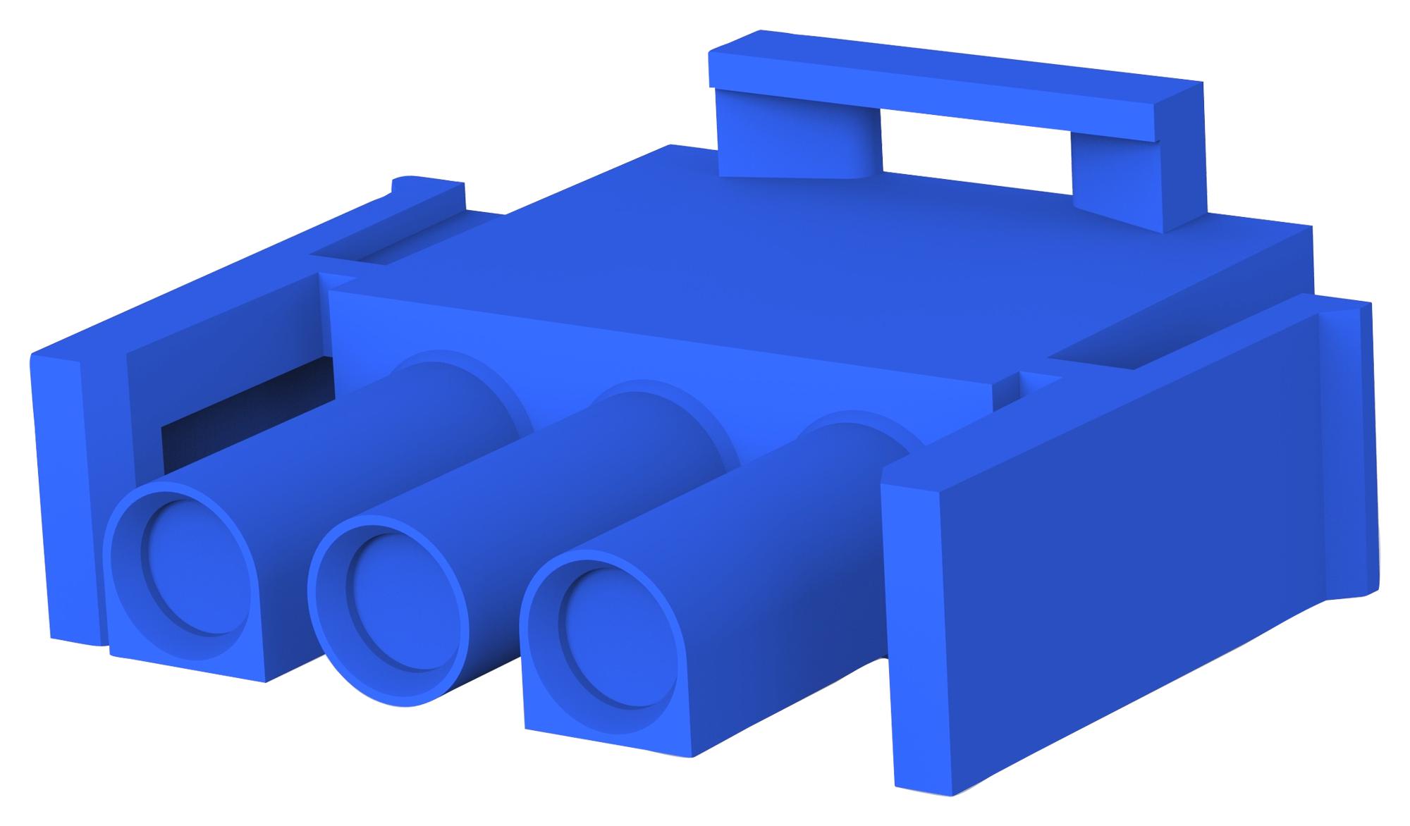 1-480700-6 - Amp - Te Connectivity - Connector Housing, Blue, Universal MATE-N-LOK Series