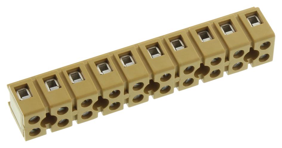0274620000 - Weidmuller - Panel Mount Barrier Terminal Block, 2 Row, 10 ...