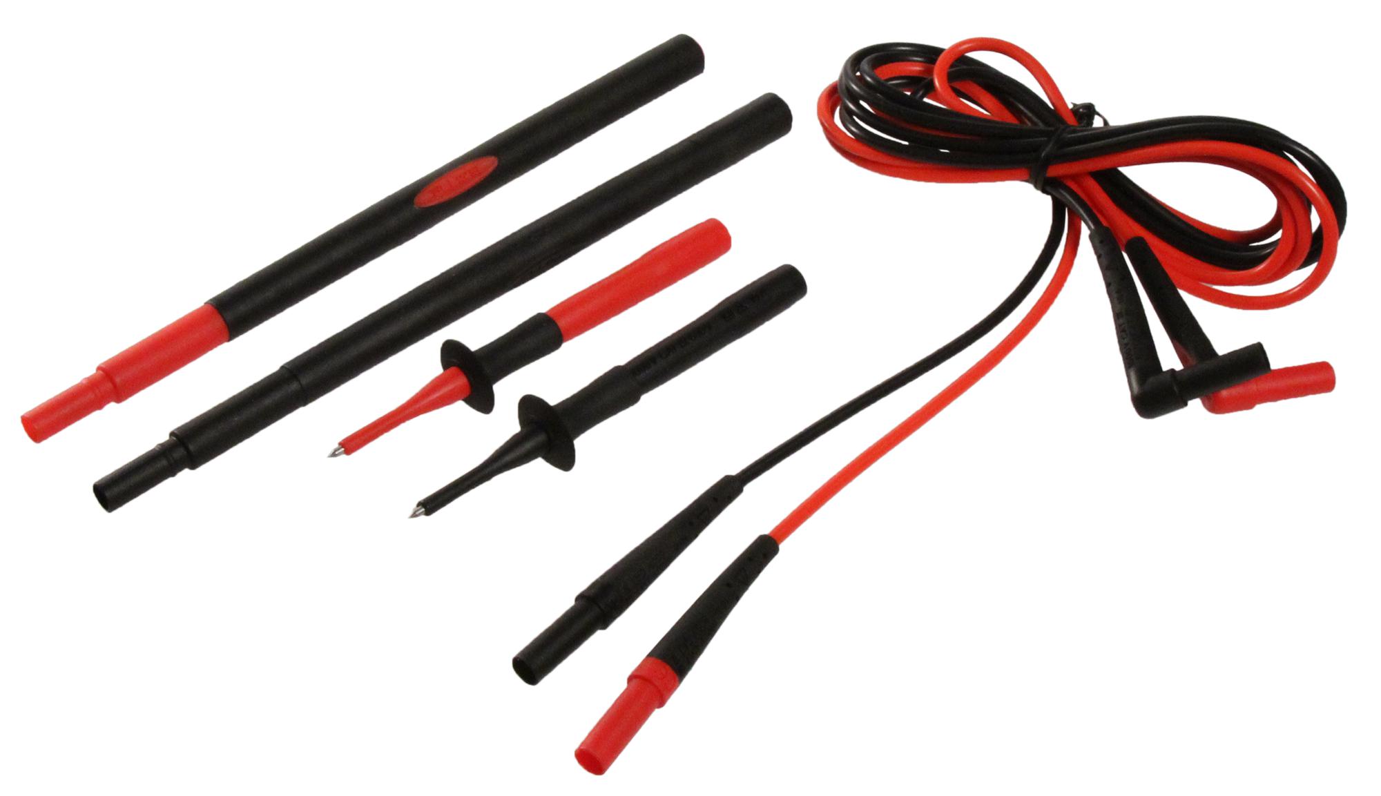 TL238 - Fluke - SureGrip High-Energy Test Lead Set, Silicone Right ...
