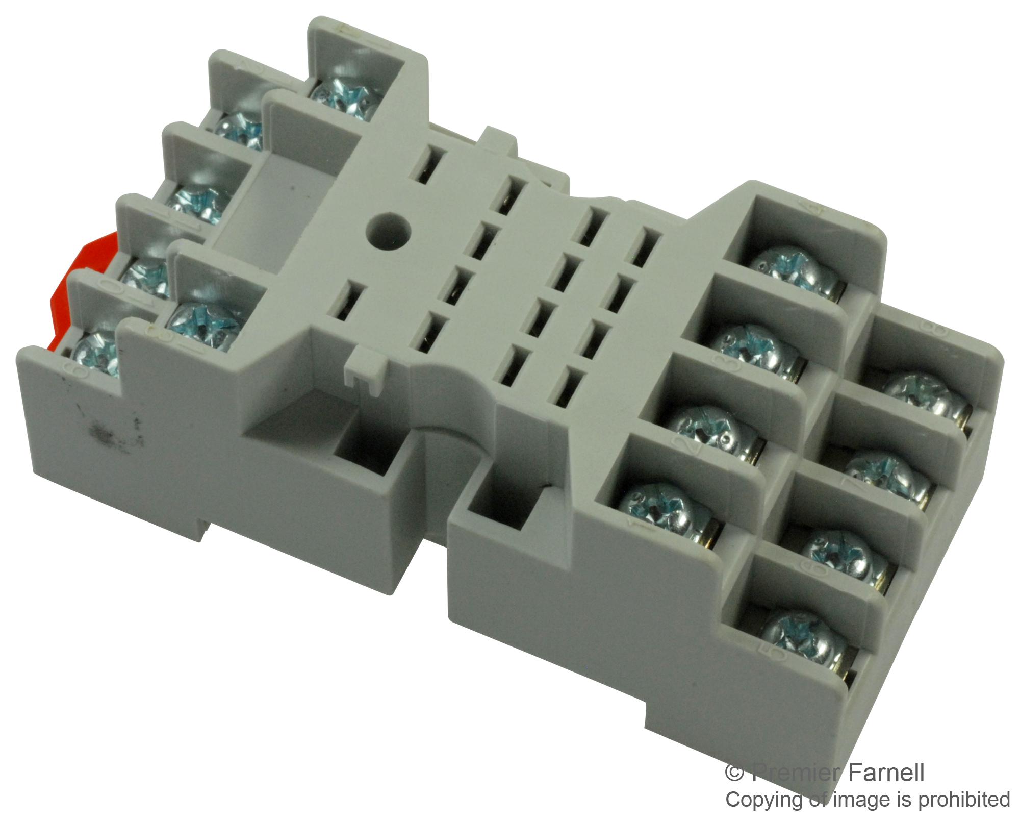 70-461-1 - Schneider Electric/legacy Relay - Relay Socket, DIN Rail, Panel