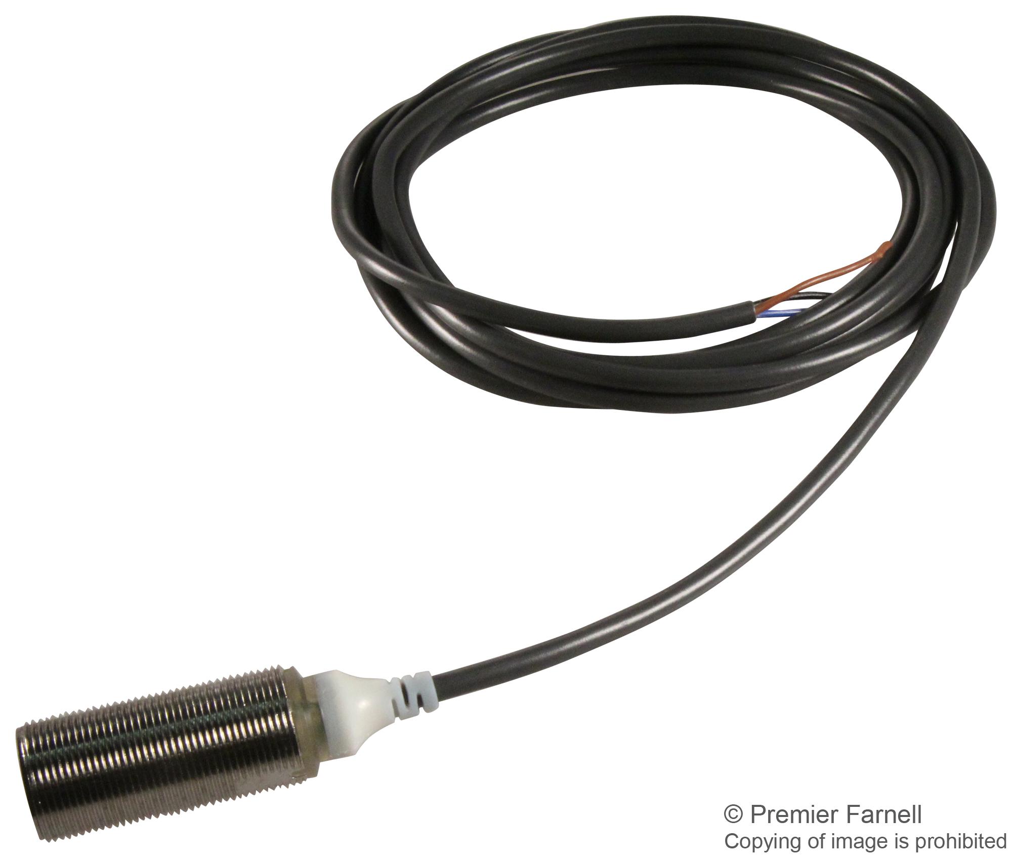 E2A-M18KS08-WP-C1 2M - Omron Industrial Automation - Inductive Proximity Sensor, E2A Series ...