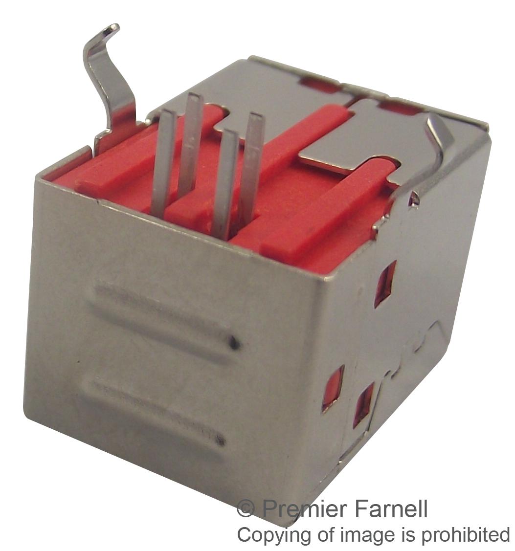 USBR-B-S-S-O-TH - Samtec - USB Connector, USB Type B, USB 2.0