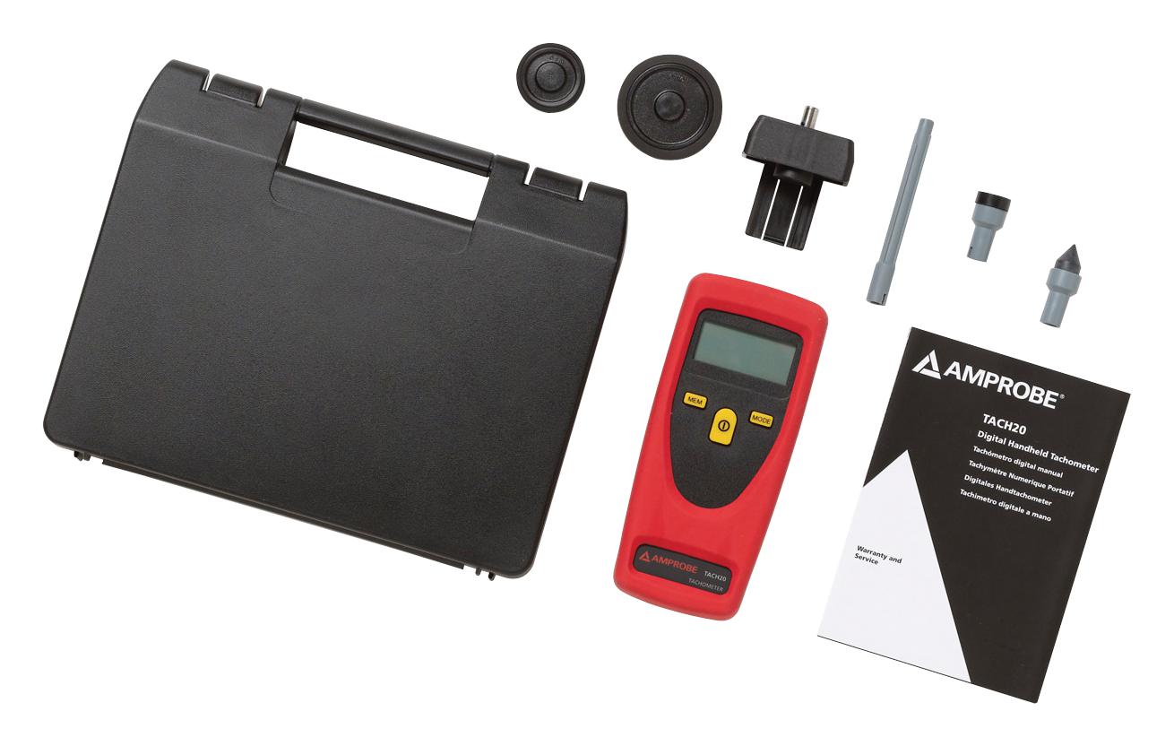 TACH20 - Amprobe - Fluke - Tachometer, 1RPM to 99999RPM, 0.02 %