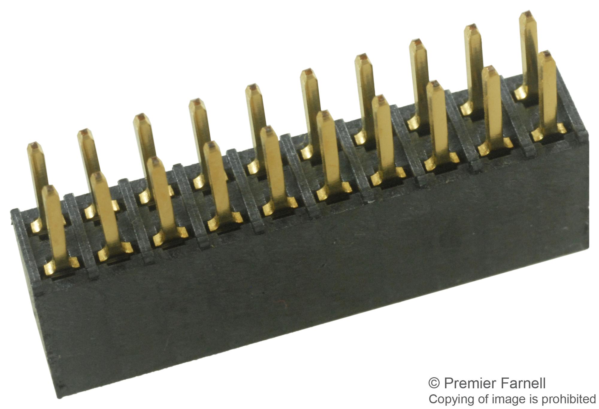 SSQ-107-03-G-D - Samtec - PCB Receptacle, Board-to-Board, 2.54 mm