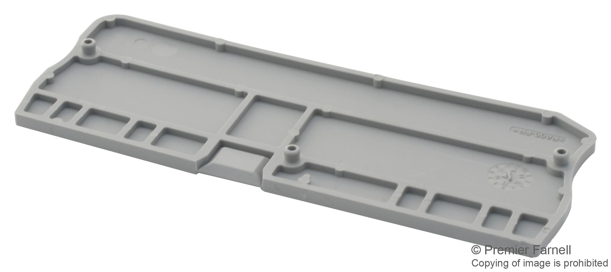 3208979 - Phoenix Contact - End Cover, for Use with Phoenix CLIPLINE PT ...