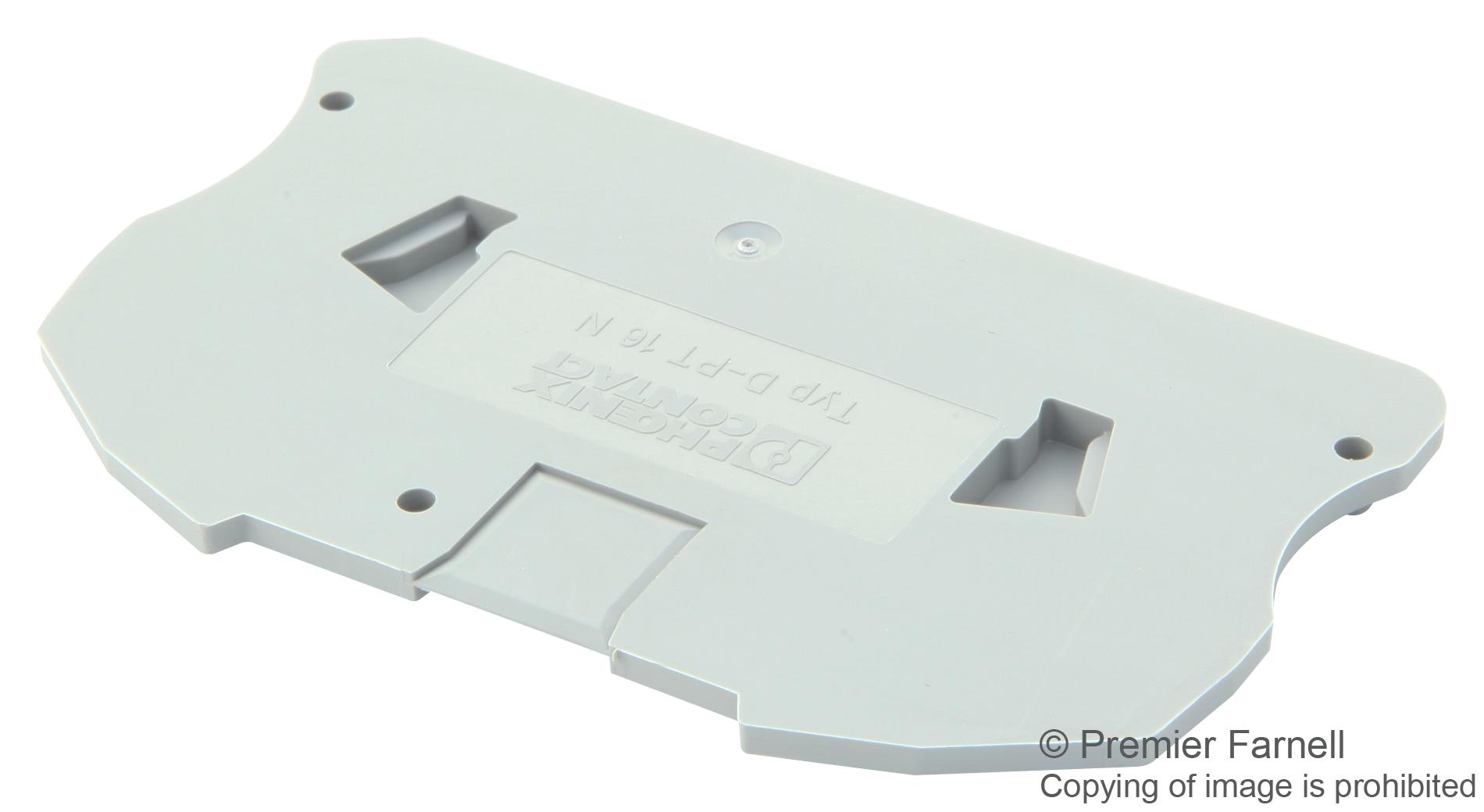 D-ST 4-TWIN - Phoenix Contact - End Cover, for Use with Phoenix ...