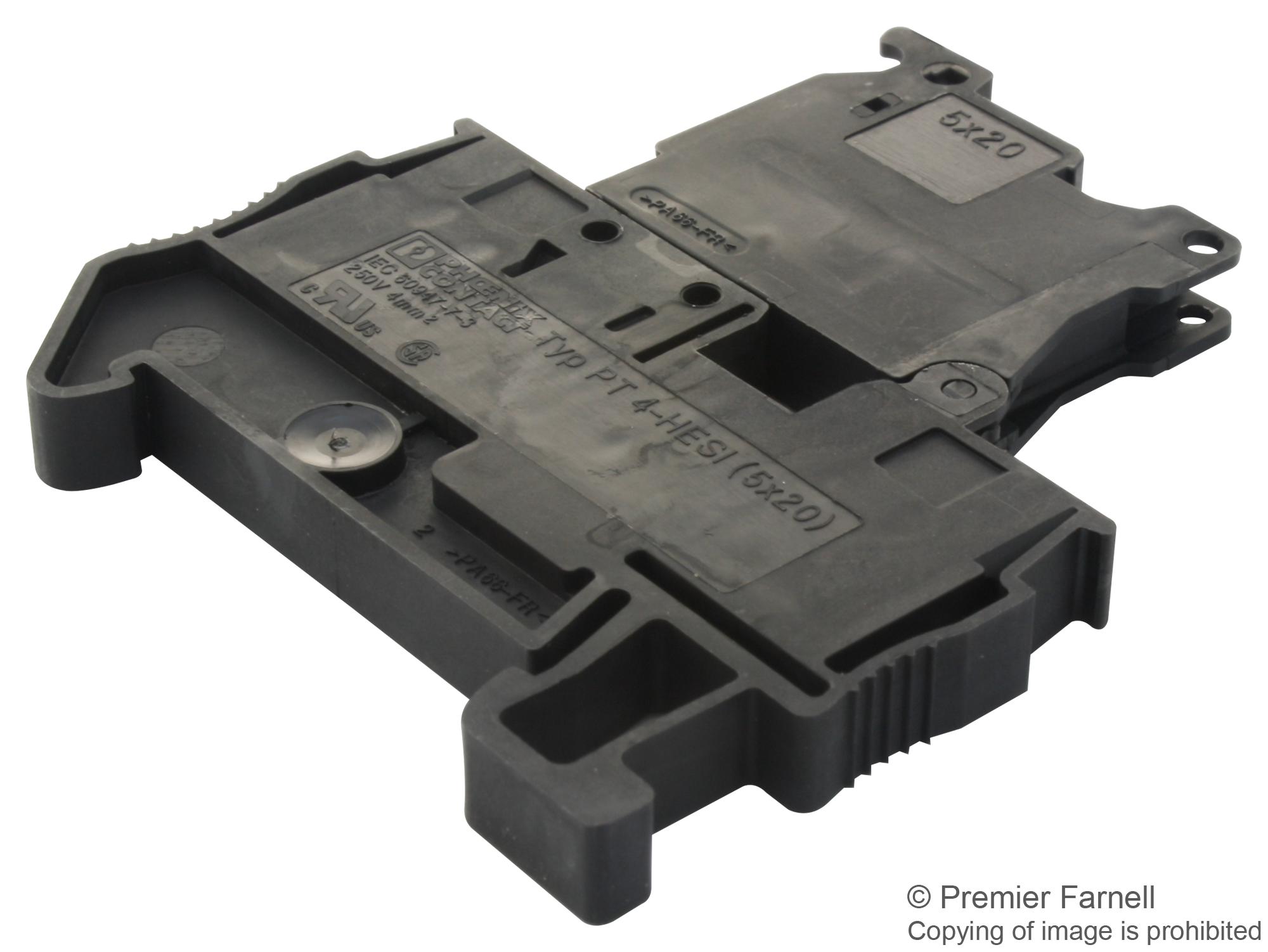 3211903 - Phoenix Contact - Fused Terminal Block, 2 Positions, 24 AWG