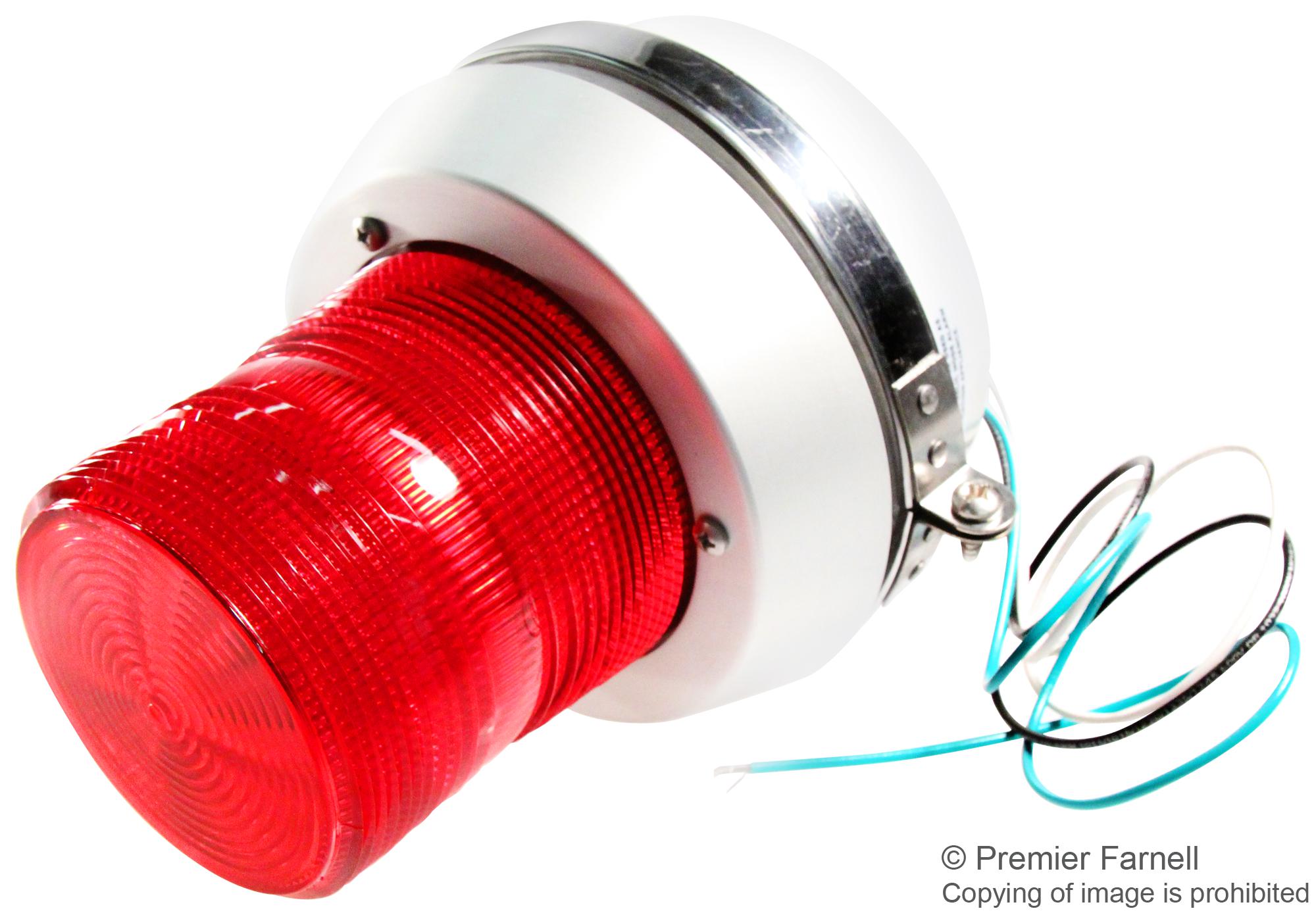 51R-N5-40W - Edwards Signaling Products - Beacon, PLC Compatible, Red