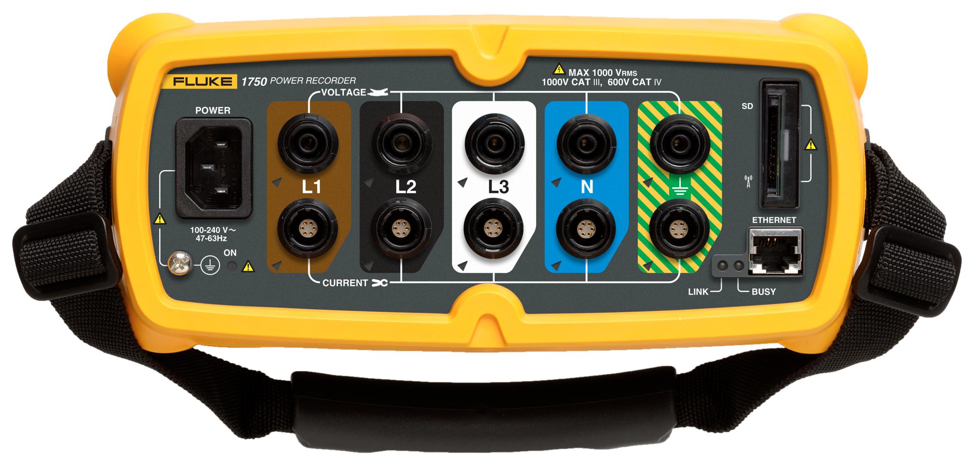 FLUKE-1750-TF/ET - Fluke - Data Logger, 3PH Power Recorder, Three-Phase ...