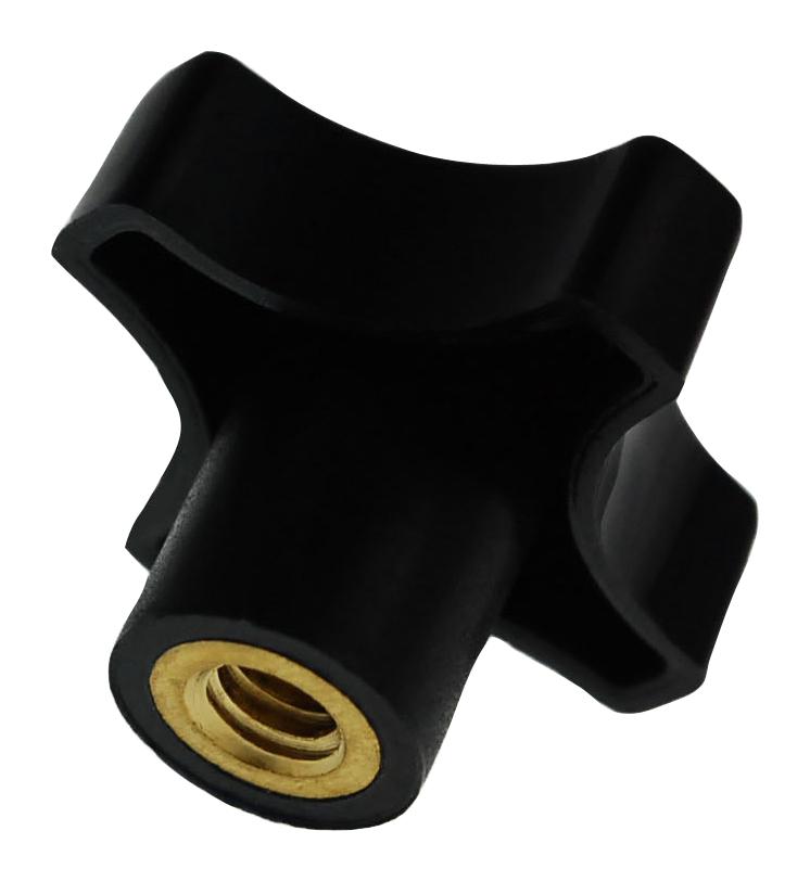 2810AU - Davies Molding - Knob, Female Insert, Threaded Shaft