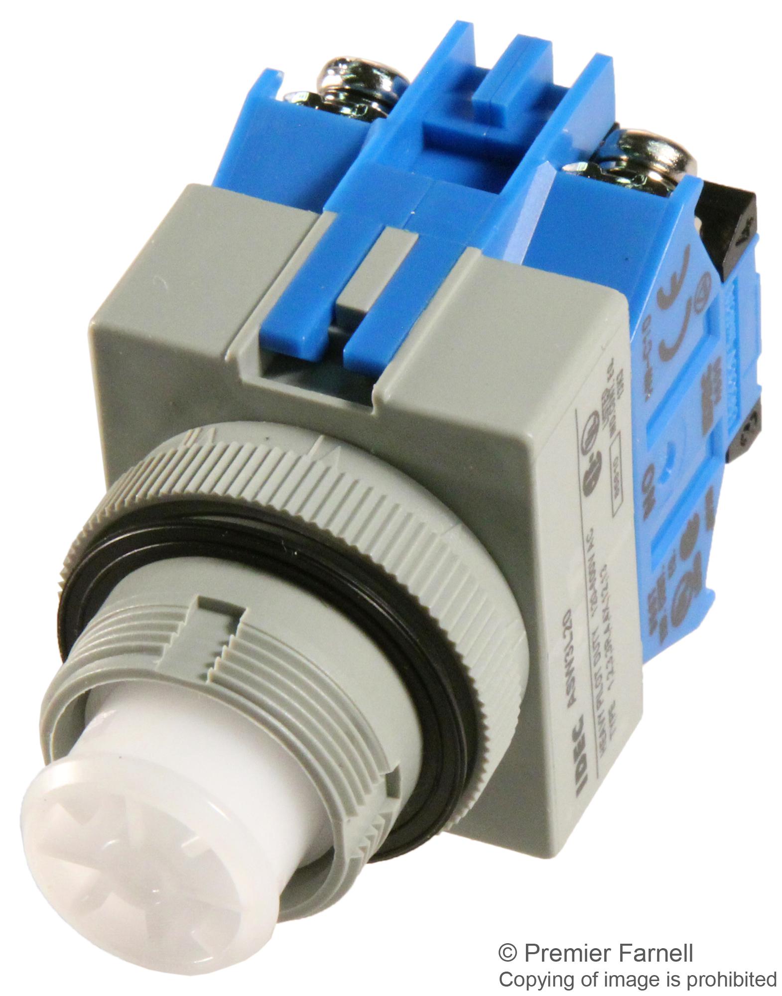 ASW3L20 - Idec - Rotary Switch, 3 Position, 2 Pole