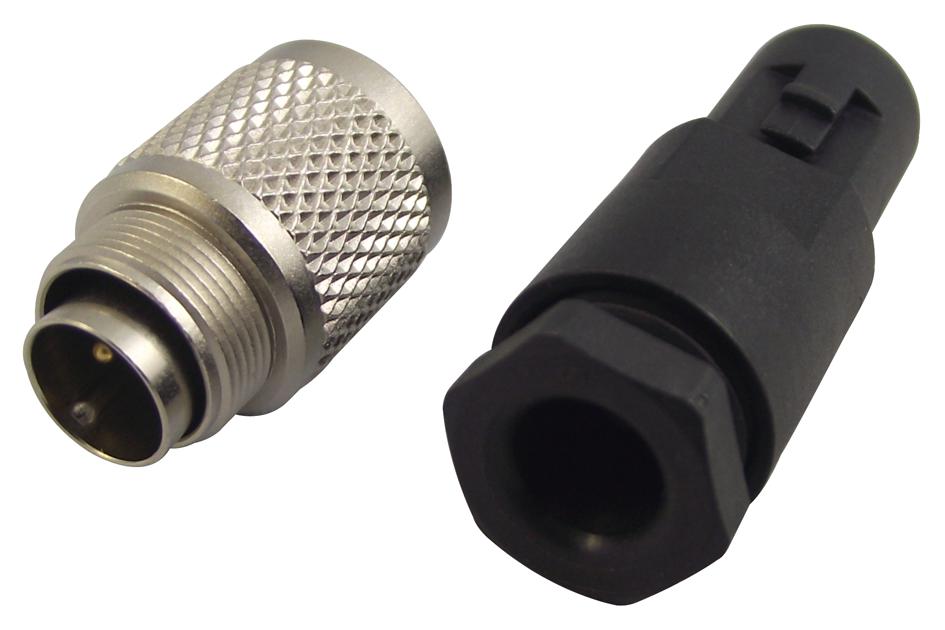 99 0401 00 02 - Binder - Circular Connector, 712 Series, Cable Mount Plug