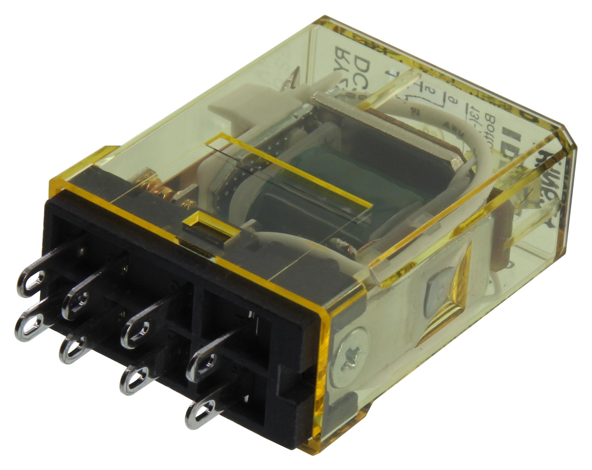 RY2S-ULDC24V - Idec - Power Relay, DPDT, 24 VDC