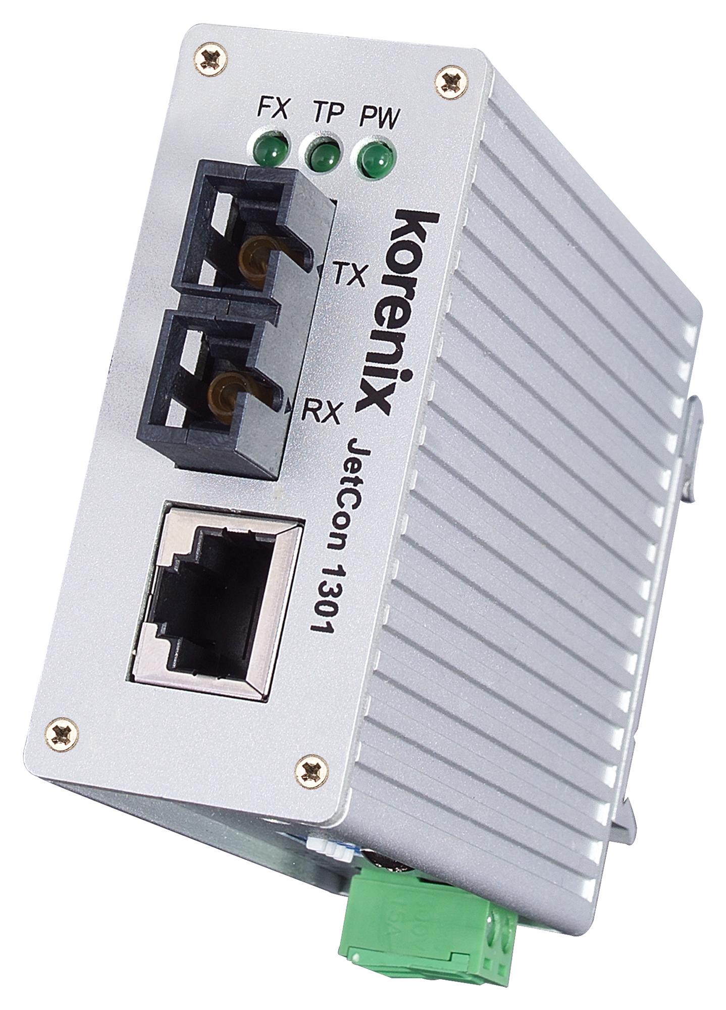 JETCON 1301-M - Korenix - CONVERTER, FAST ETHERNET TO FIBRE OPTIC