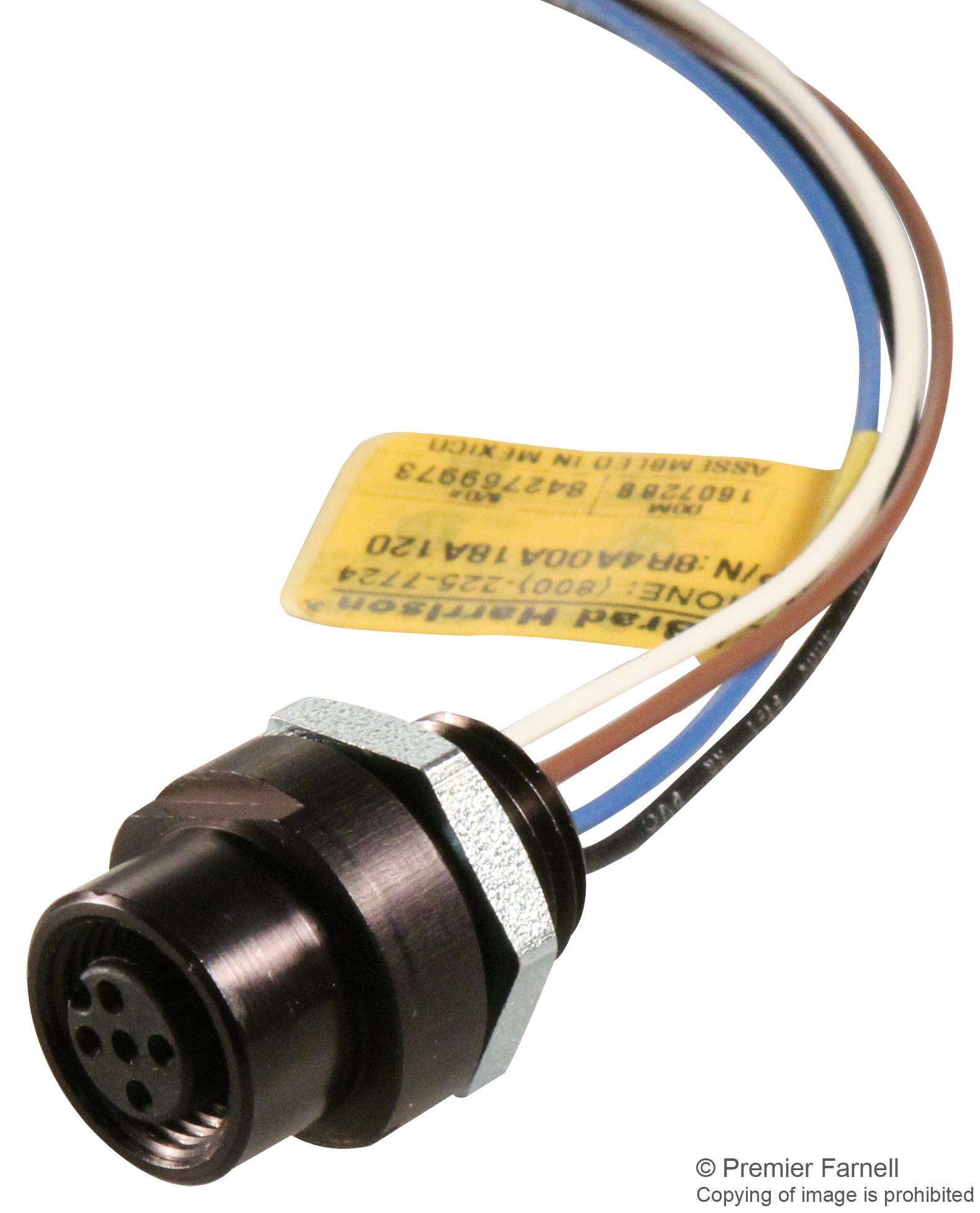 1200700114 - Molex - Sensor Cable, PVC Leads, M12 Receptacle