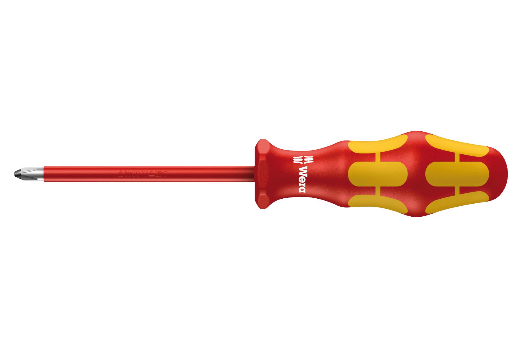 165 I PZ3 VDE - Wera - Screwdriver, Pozidriv No.3, VDE Insulated
